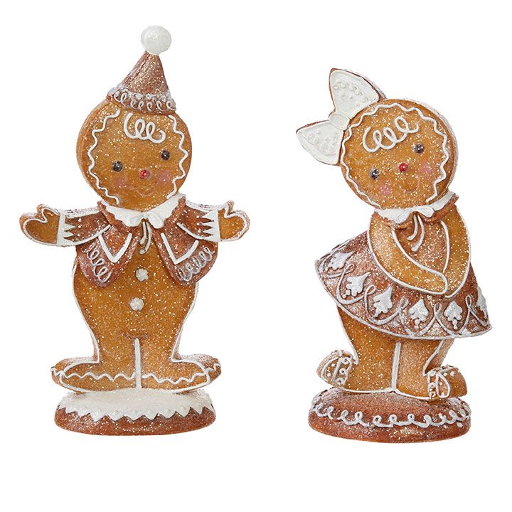 Boy & Girl Gingerbread Statue Pair – Christmas and More Party Store