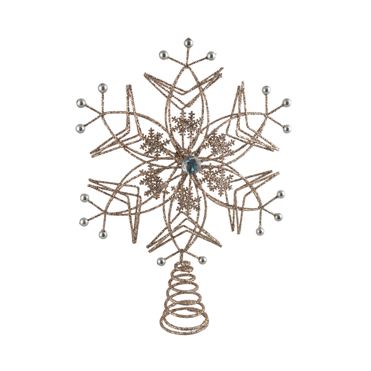 Wire Snowflake Tree Topper – Christmas and More Party Store