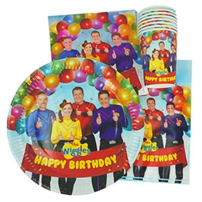 The Wiggles 40 piece- party basics pack – Christmas and More Party Store